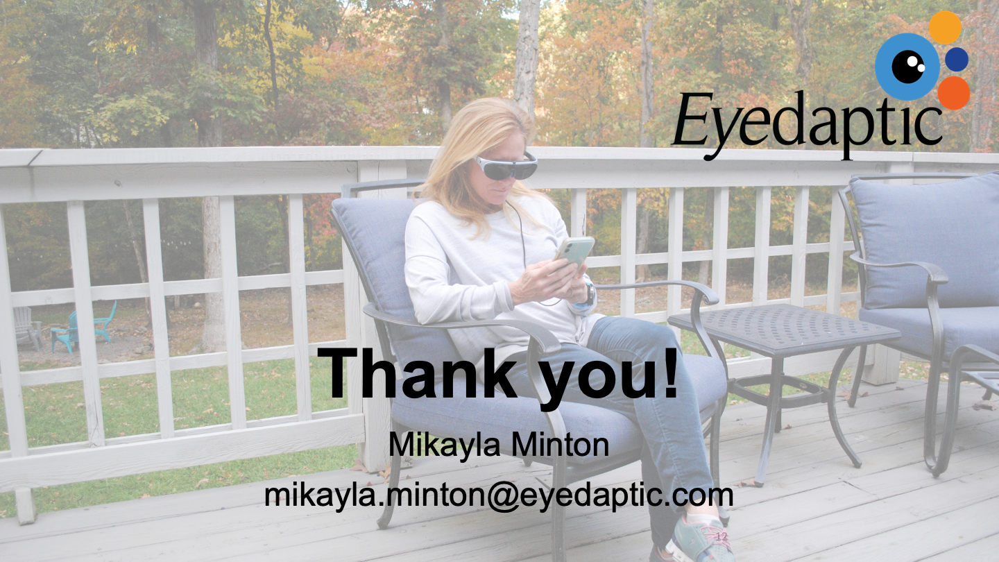 Eyedaptic Resource Portal for Eyecare Professionals - Eyedaptic